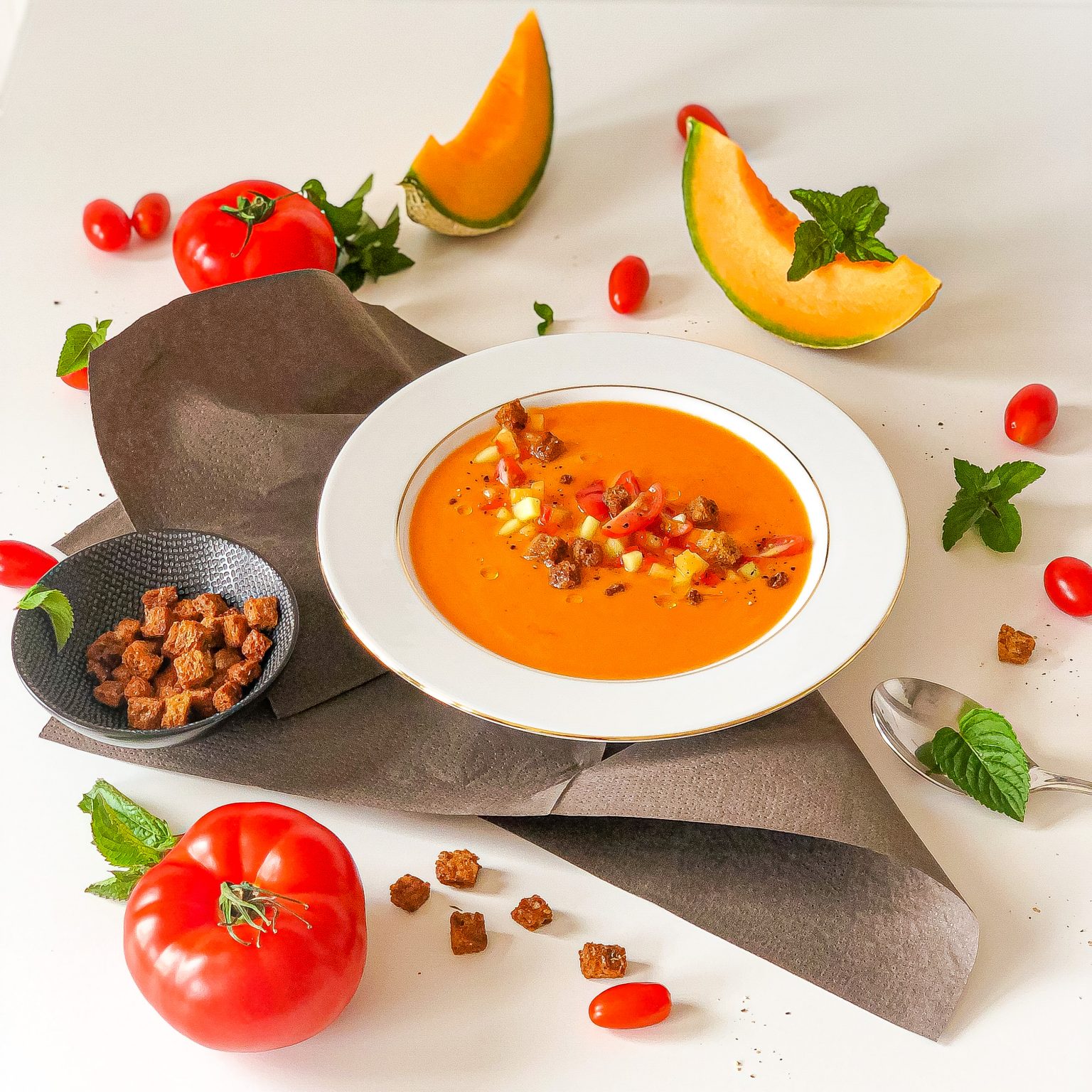 Gaspacho de Cyril Lignac - Cuisiner sans Gluten
